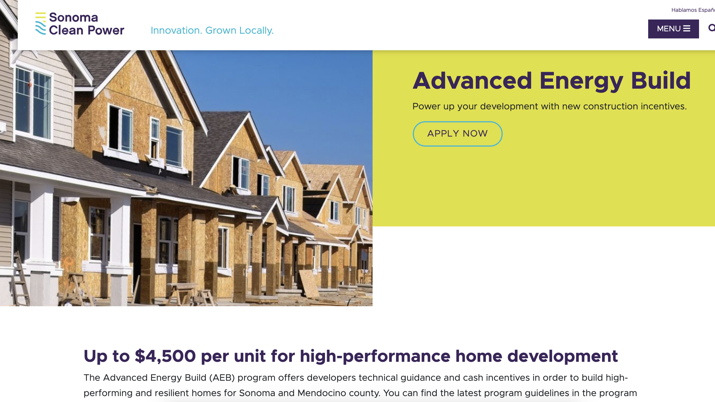 Sonoma utility offers home builders energy efficiency incentives ...