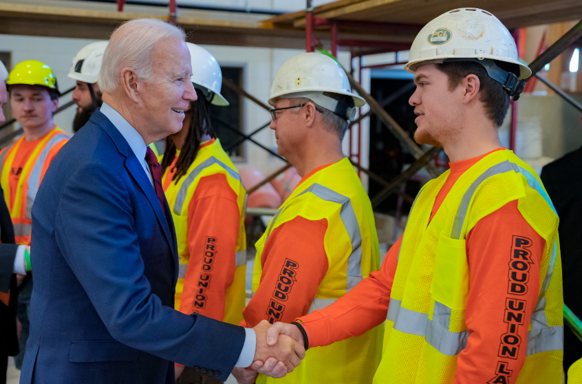 American infrastructure to be built with American material: President ...